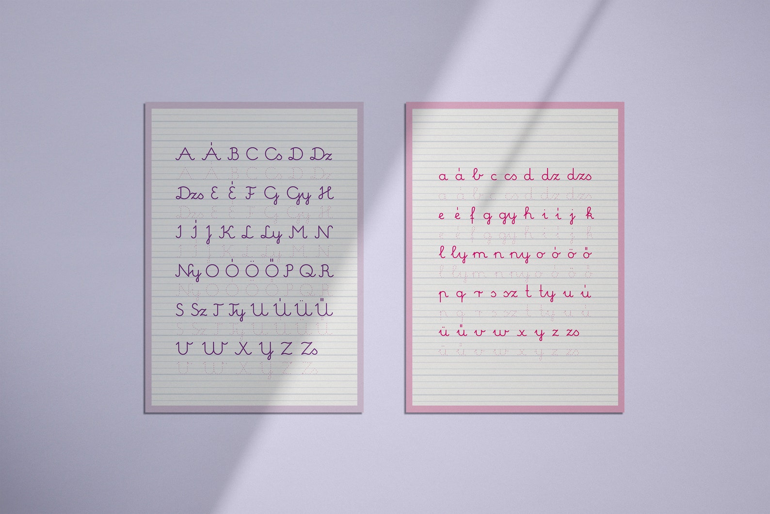 Handwriting Practice Sheets for Children English and Hungarian Alphabet ...