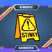 Caution Stinky Animated Emote for Twitch/discord/kick (digital File) - Etsy