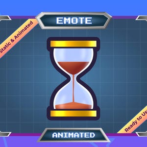 Hourglass Loading Animated Emote for Twitch/discord (digital Download ...