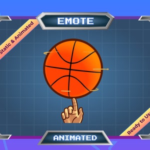 Spinning Basketball Animated Emote for Twitch and Discord - Etsy