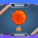 Spinning Basketball Animated Emote for Twitch and Discord - Etsy