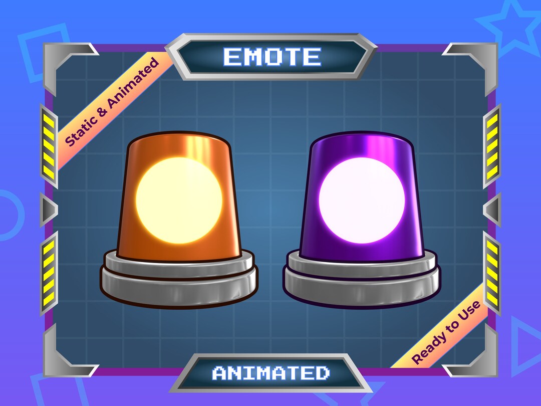 Orange Siren - Purple Siren - Animated Emote - Static Emote - Twitch ...