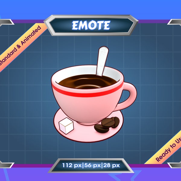 Coffee Cup Emotes Twitch - Etsy Canada