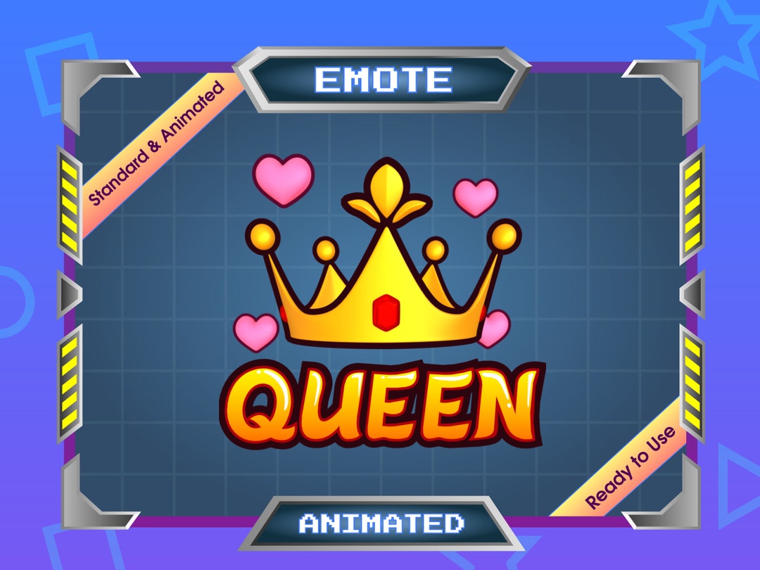 Animated Emote - Static Emote - Twitch Emote - Discord Emote - Queen ...