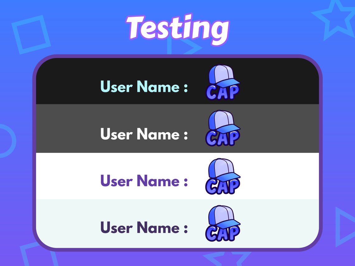 Animated Emote for Streamer Twitch Emote Discord Emote CAP Hat - Etsy