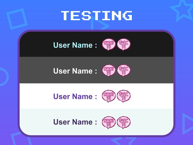 Animated Emote Static Emote Twitch Emote Discord Emote Nani - Etsy