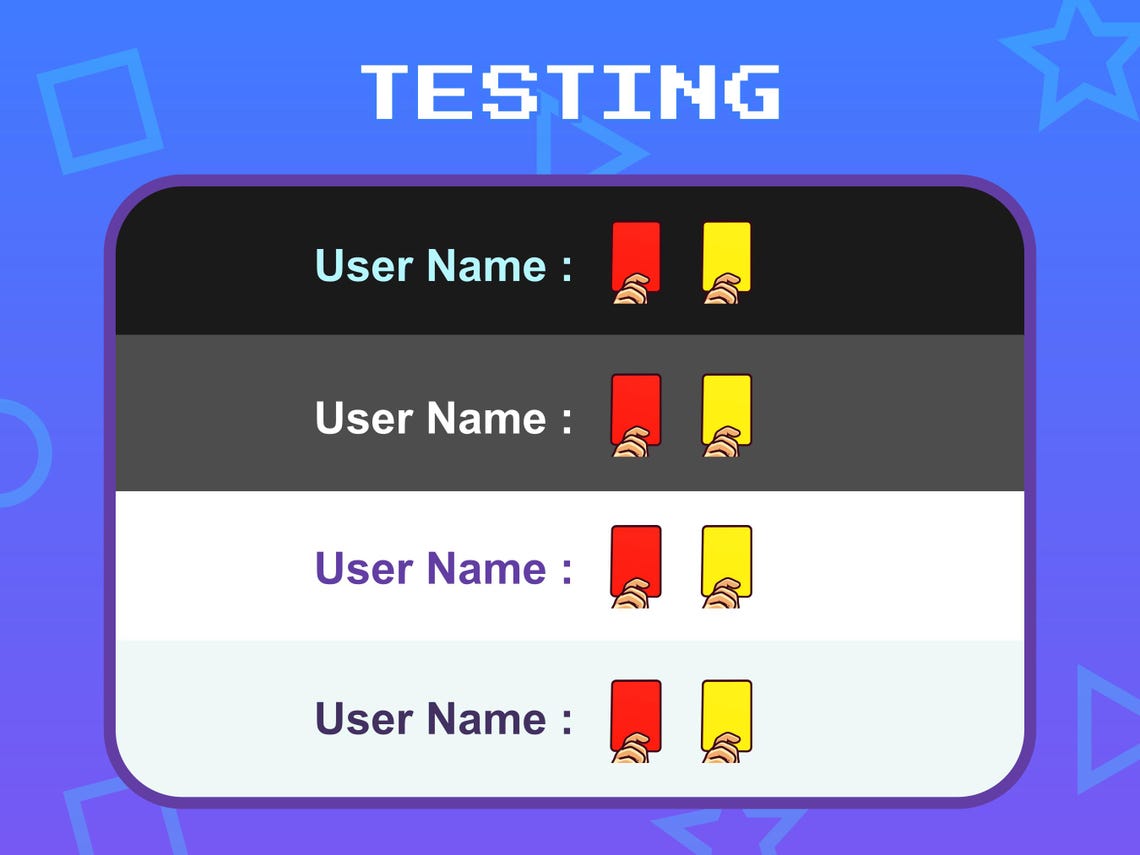 Red Card - Animated Emote - Twitch Emote - Discord Emote - Kick Emote ...