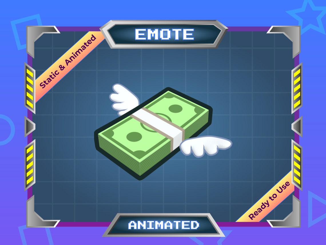 Flying Money Animated Emote for Twitch/discord Stream (digital File) - Etsy