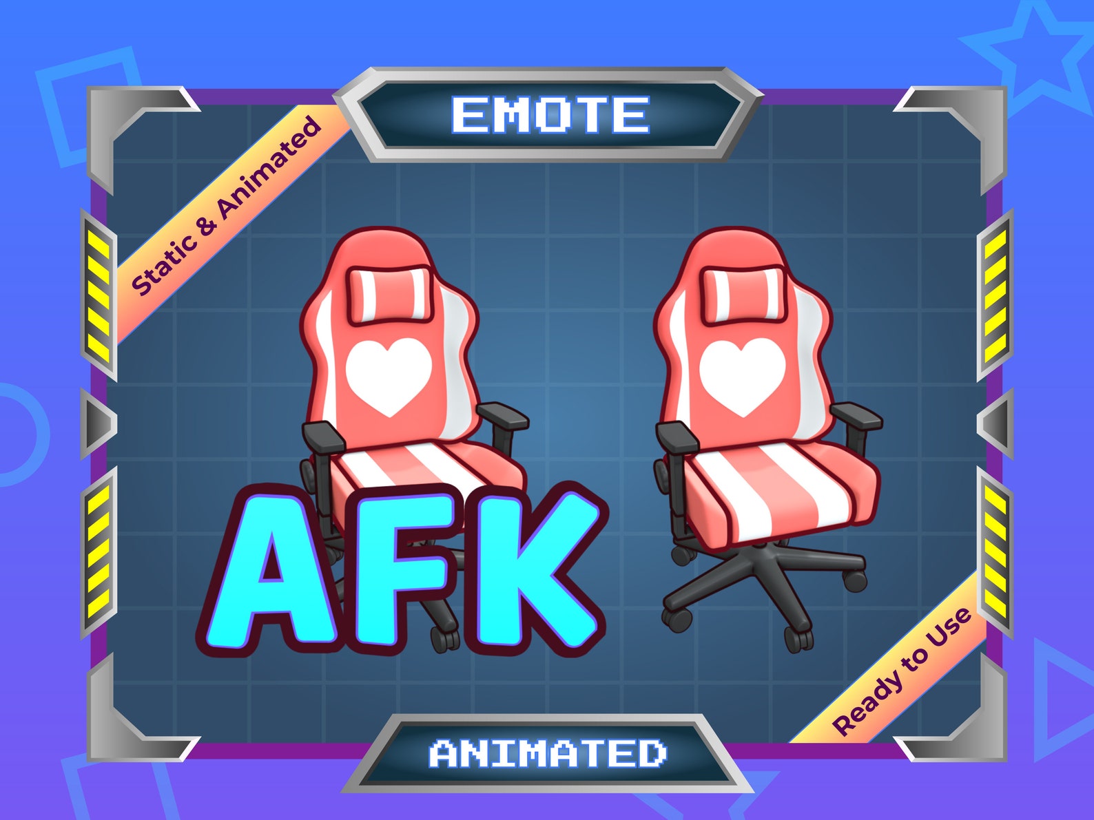 AFK Gaming Chair Animated Emote for Twitch and Discord - Etsy
