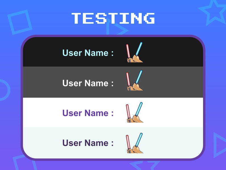 Animated Emote Twitch Emote Discord Emote Light Stick - Etsy