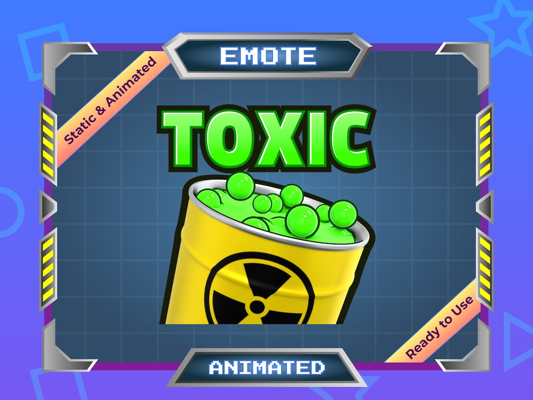 Toxic Drum - Animated Emote - Static Emote - Twitch Emote - Discord ...