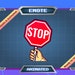 Stop Sign Animated Emote for Twitch/discord Stream (digital Download ...
