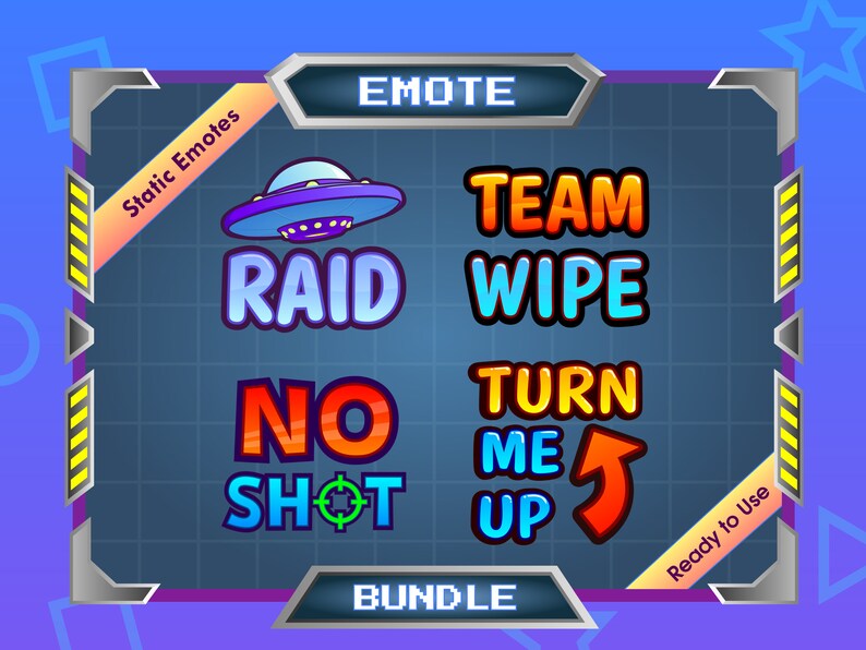 24 Static Text Emotes for Streamers (digital Download) - Etsy