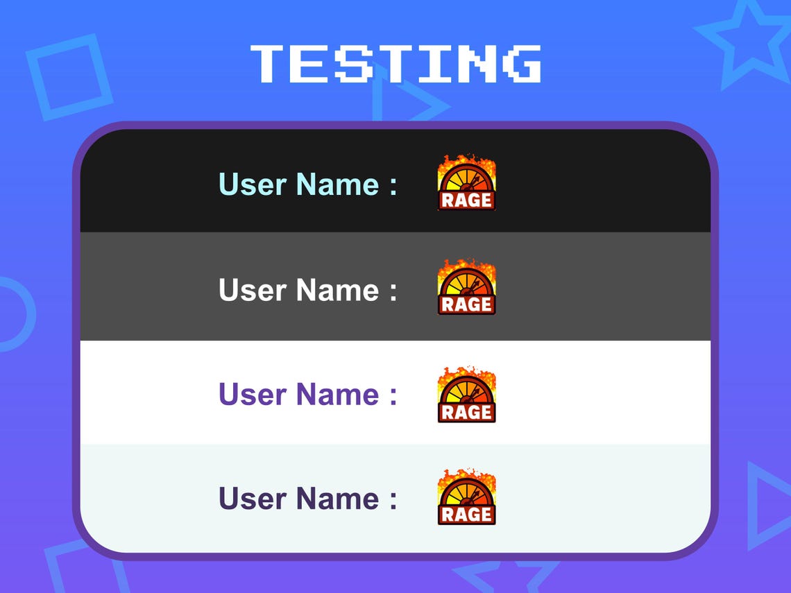 Rage Indicator Animated Emote for Twitch and Discord - Etsy