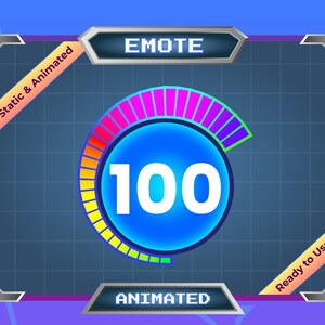 Energy Bar 100 Animated Emote for Twitch/discord (digital Download) - Etsy