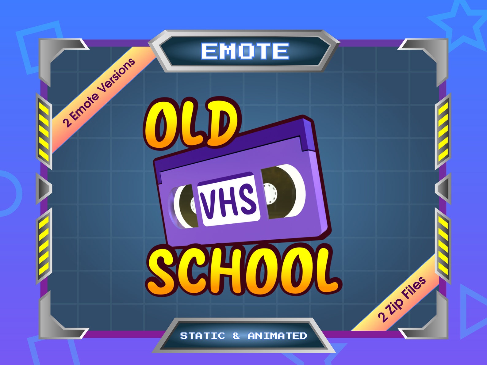Old School VHS Animated Emote for Twitch/discord (digital File) - Etsy