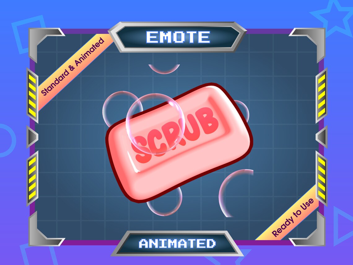 Pink Soap Scrub Animated Emote for Twitch/discord Streamer (digital ...