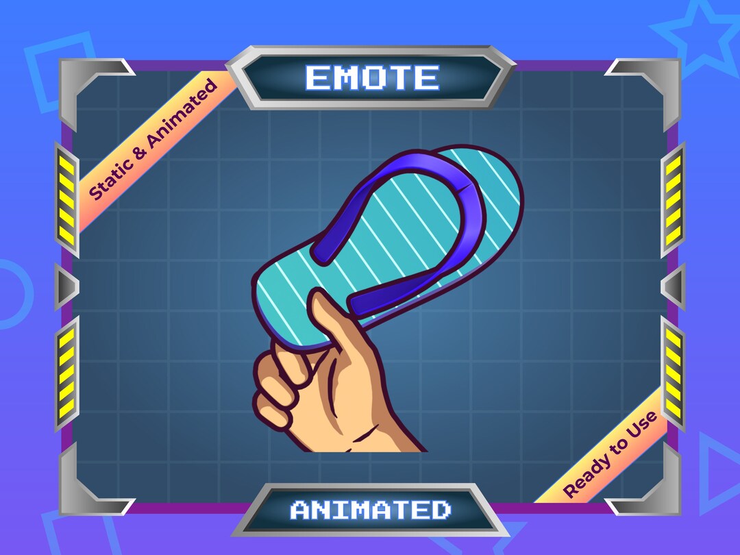 Throwing Sandals Animated Emote for Twitch/discord (digital File) - Etsy