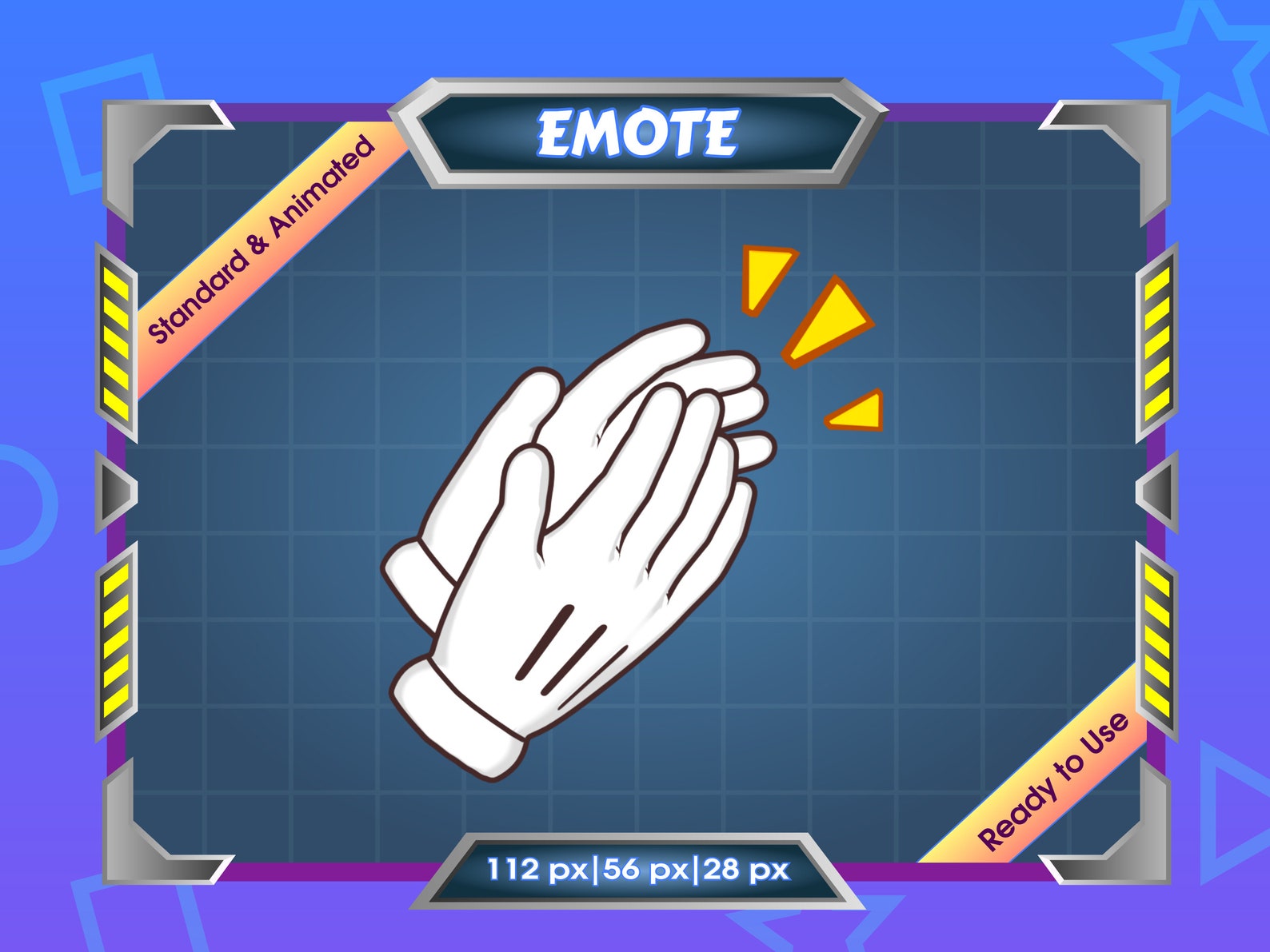Animated Emote for Streamer Twitch Emote Discord Emote Clapping Hand - Etsy