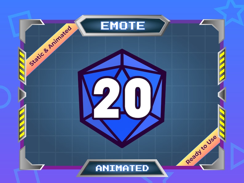 Icosahedron 20 Animated Emote for Twitch/discord (digital File) - Etsy