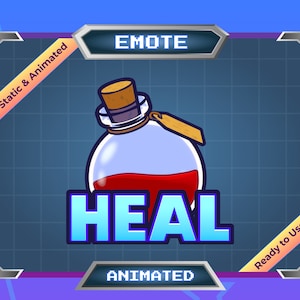 Heal Potion Animated Emote for Twitch & Discord (digital Download) - Etsy
