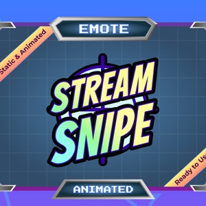 Stream Snipe - Animated Emote - Static Emote - Twitch Emote - Discord ...