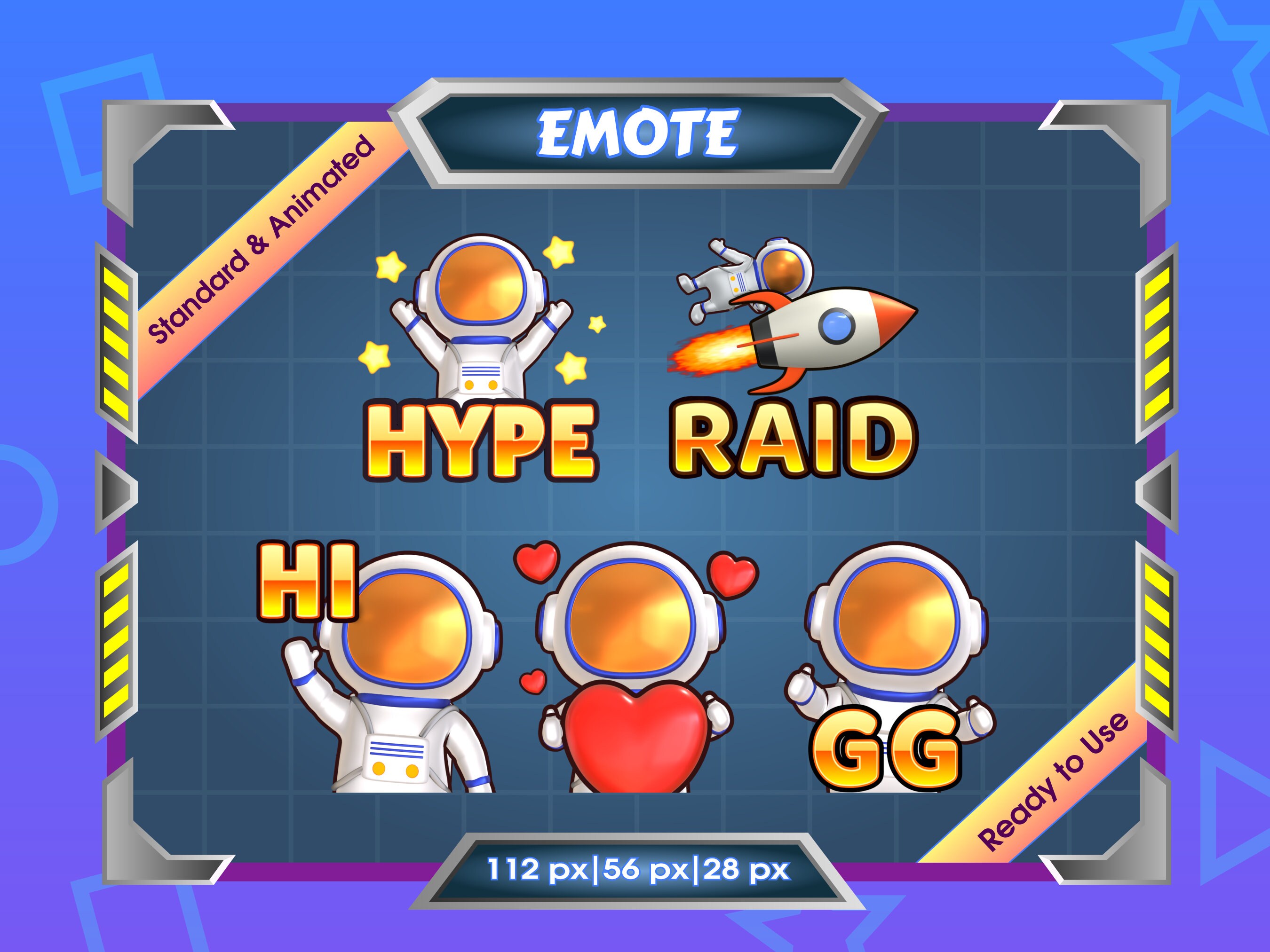 Emote for Streamer Static Emote Animated Emote Twitch Emote Discord ...