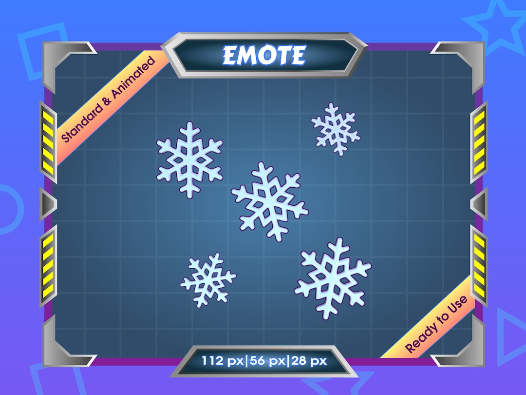 Snowflake Animated Emote for Twitch and Discord (digital File) - Etsy