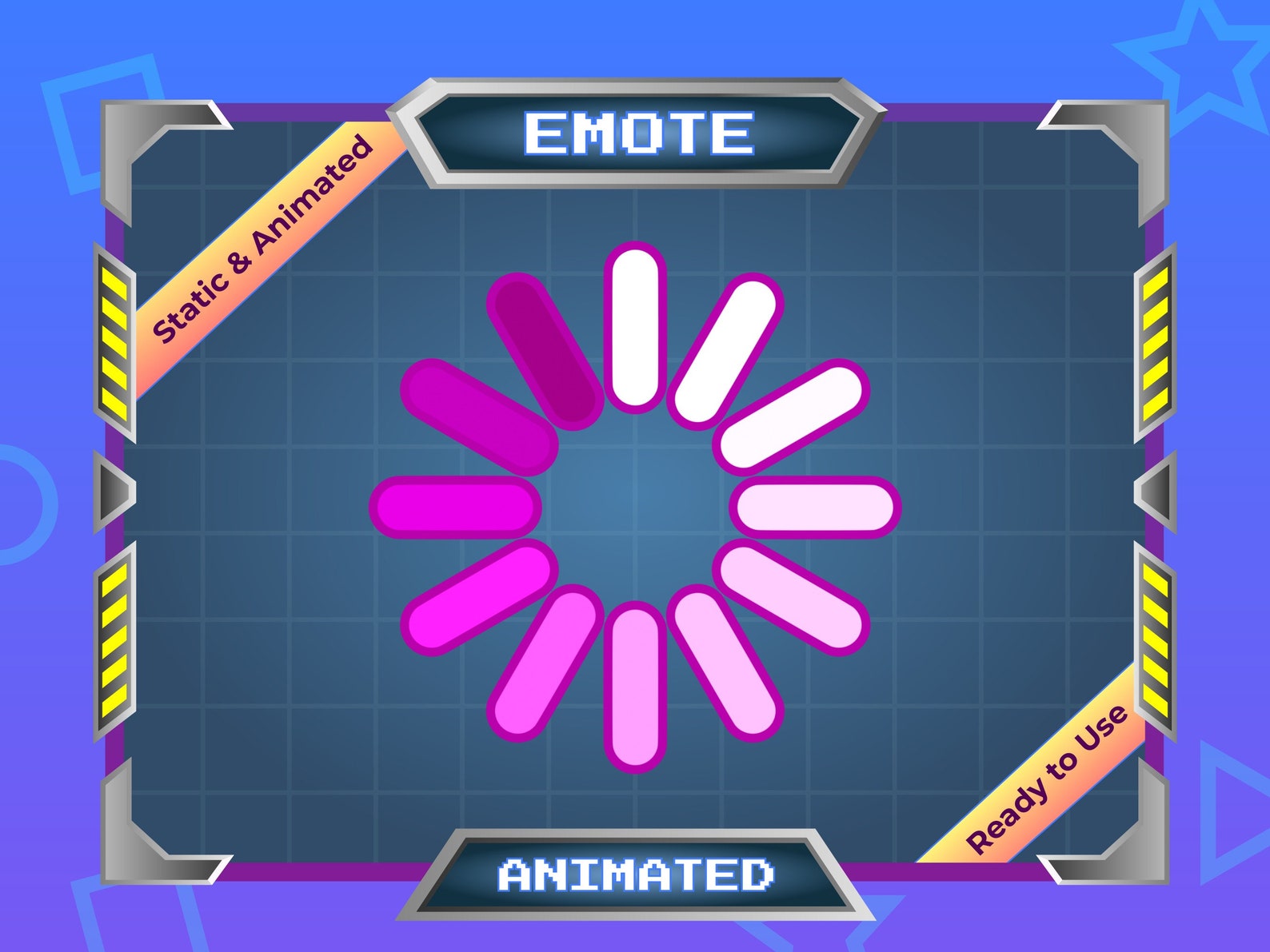 Loading Purple Animated Emote Static Emote Twitch Emote Discord Emote ...