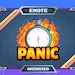Panic Animated Emote for Twitch and Discord (digital Download) - Etsy