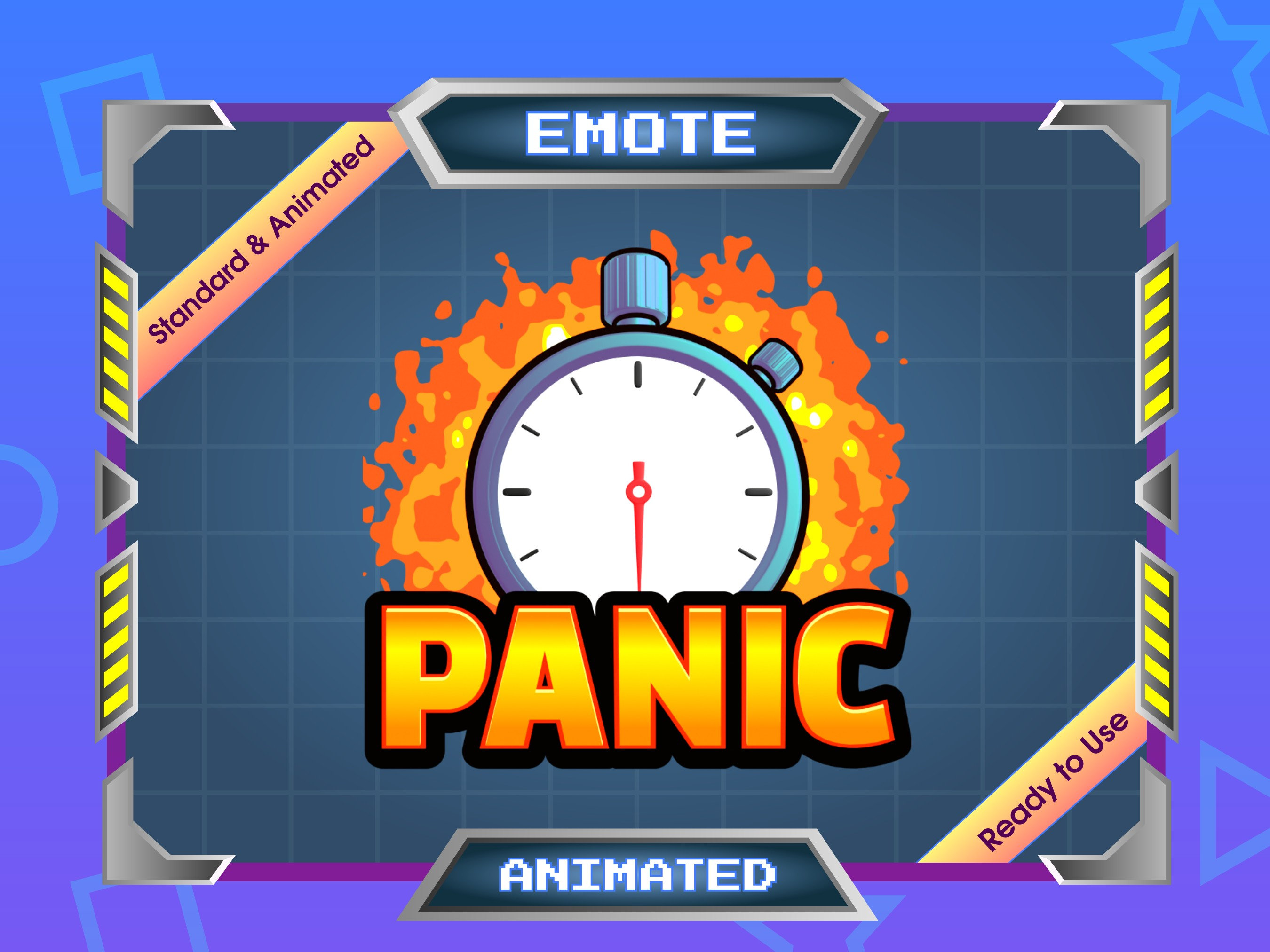 Animated Emote Twitch Emote Discord Emote PANIC - Etsy