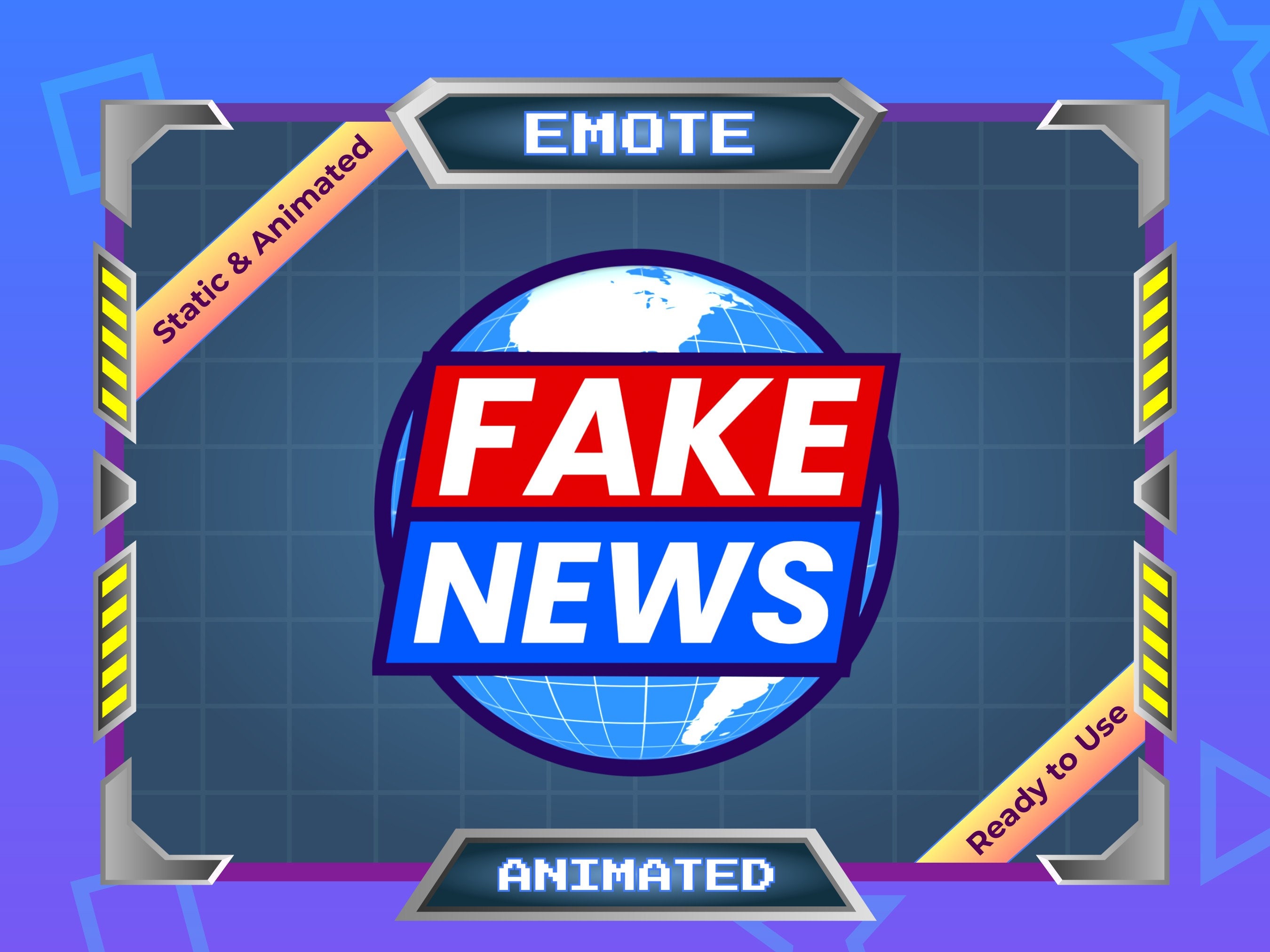 Fake News Animated Emote for Twitch/discord Stream (digital Download ...