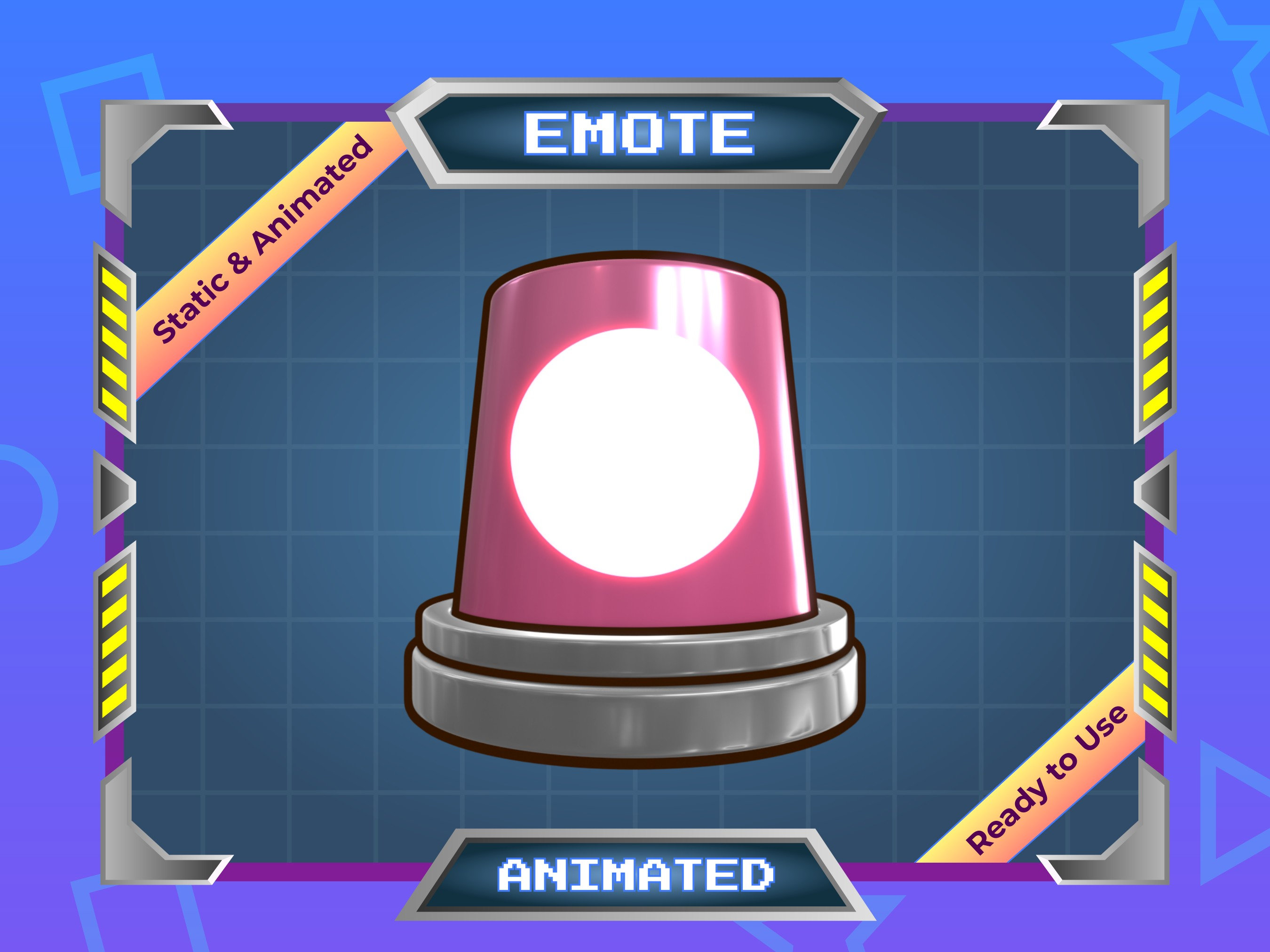 Green Siren - Pink Siren - Animated Emote - Static Emote - Twitch Emote ...