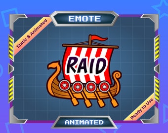 Drakkar - Viking Ship - Raid Twitch Emote - Etsy