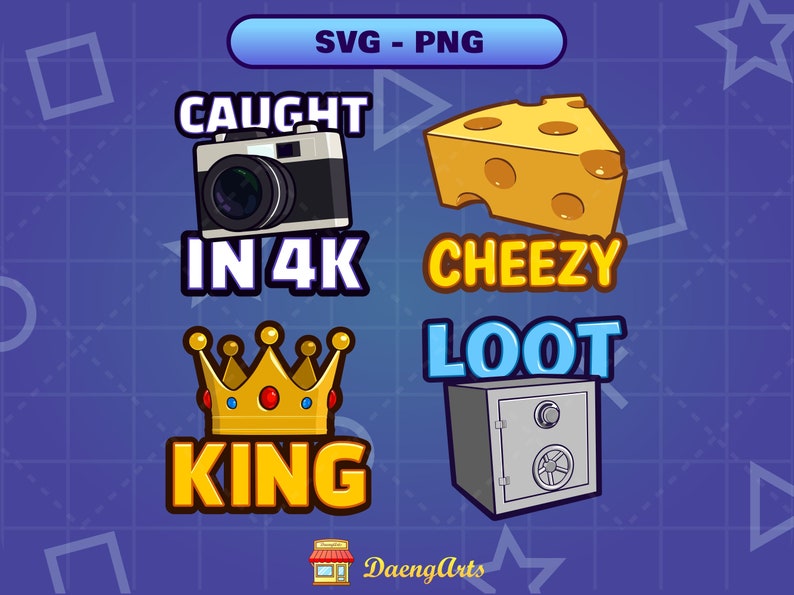 20x SVG Emote PNG Emote Static Emote Twitch Emote Discord Emote - Etsy