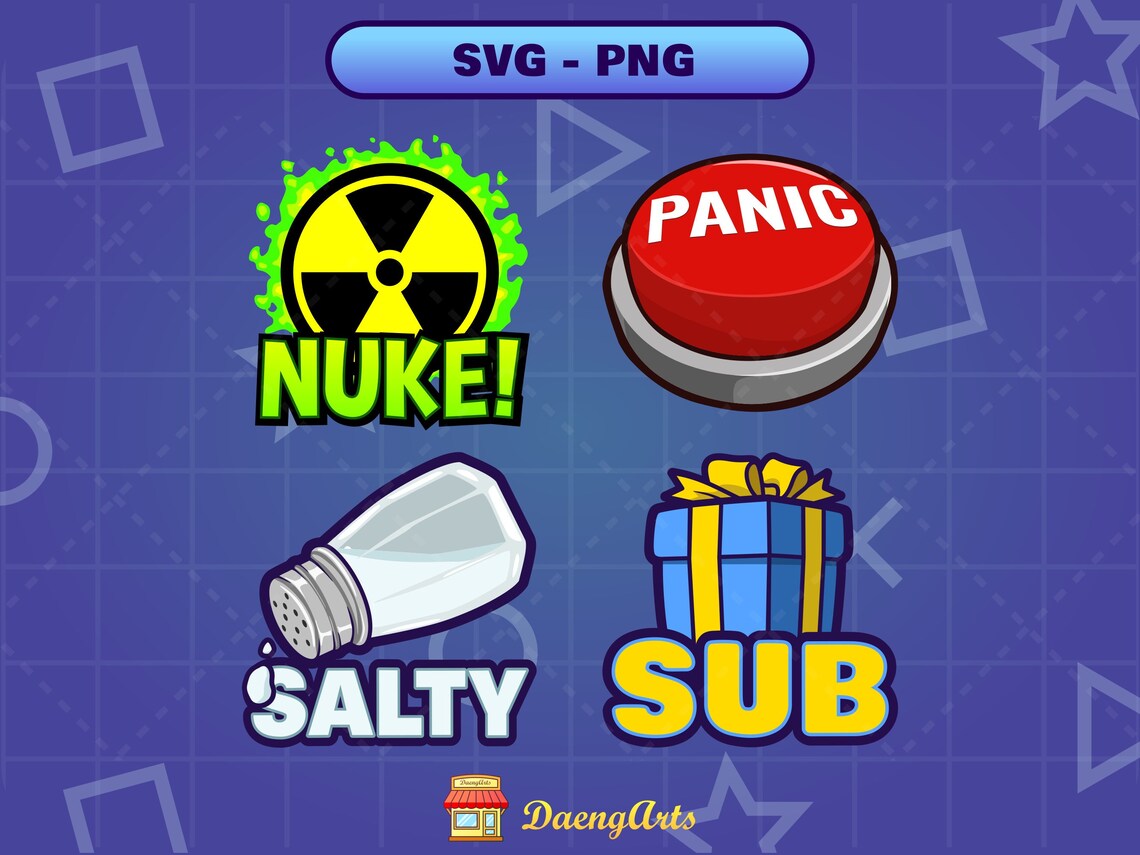 20x SVG Emote PNG Emote Static Emote Twitch Emote Discord Emote - Etsy