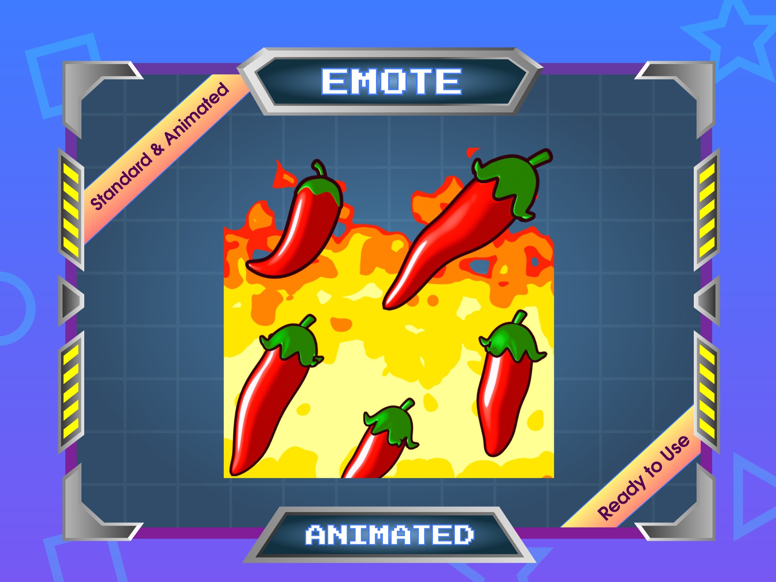 Animated Emote - Twitch Emote - Discord Emote - Animated Alert - Chili ...