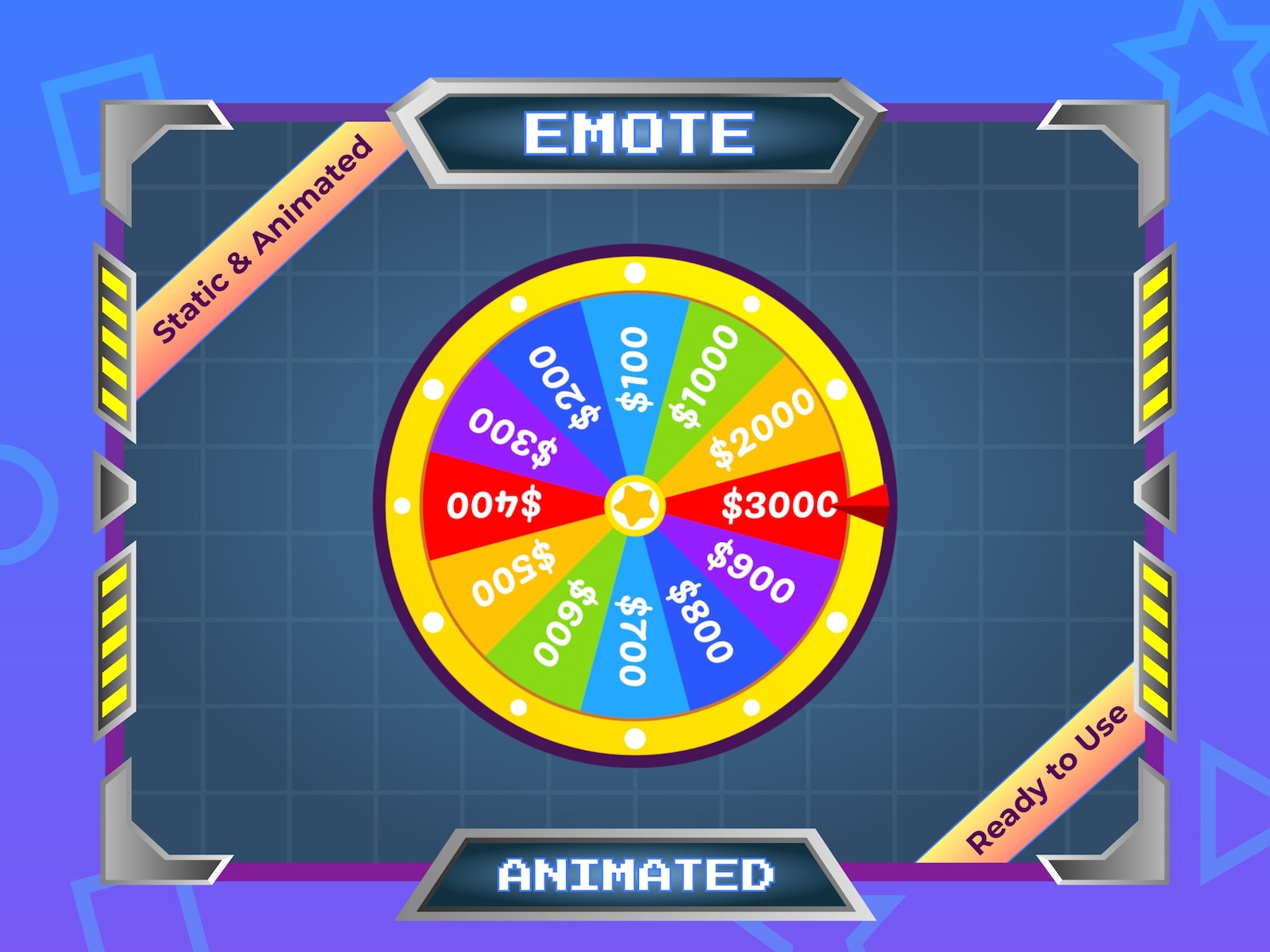 Wheel Spinner - Animated Emote - Static Emote - Twitch Emote - Discord ...