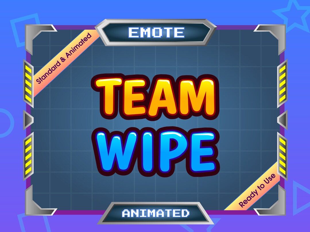 Team Wipe Animated Emote for Twitch or Discord (digital File) - Etsy