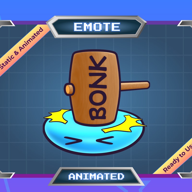 Twitch Bonk Emotes - Etsy