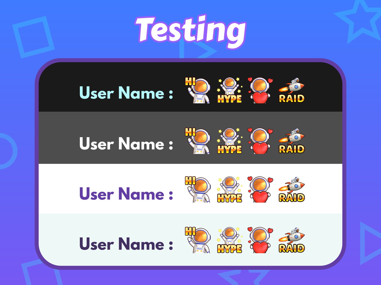 Emote for Streamer Static Emote Animated Emote Twitch - Etsy