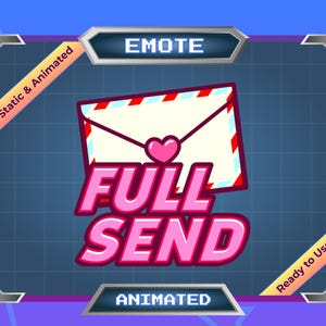 Full Send - Animated Emote - Twitch Emote - Discord Emote - Etsy