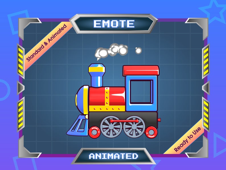 Animated Emote Animated Alert Twitch Emote Discord Emote HYPE Train - Etsy