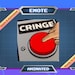 Cringe Button Animated Emote for Twitch/discord (digital Download) - Etsy