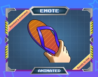 Chancla Animated Emote Slipper for Twitch and Discord and More - Etsy