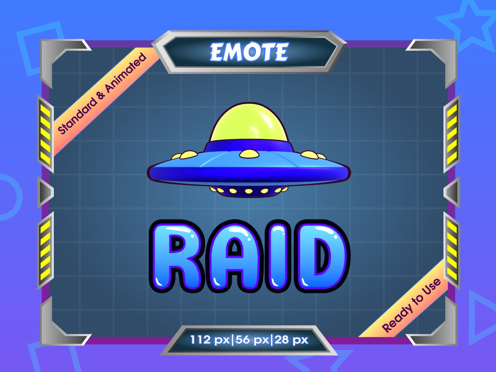 Animated Emote for Streamer UFO RAID - Etsy