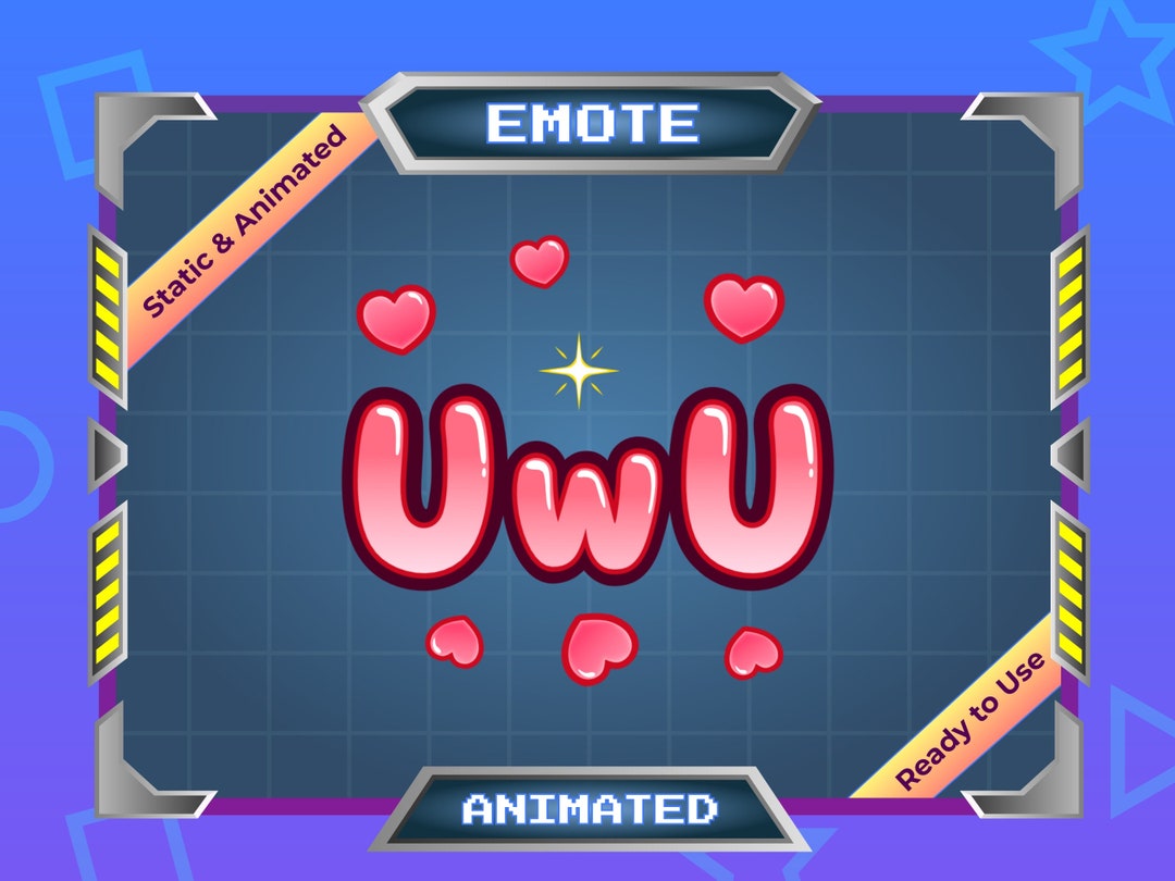 Uwu - Animated Emote - Static Emote - Twitch Emote - Discord Emote ...