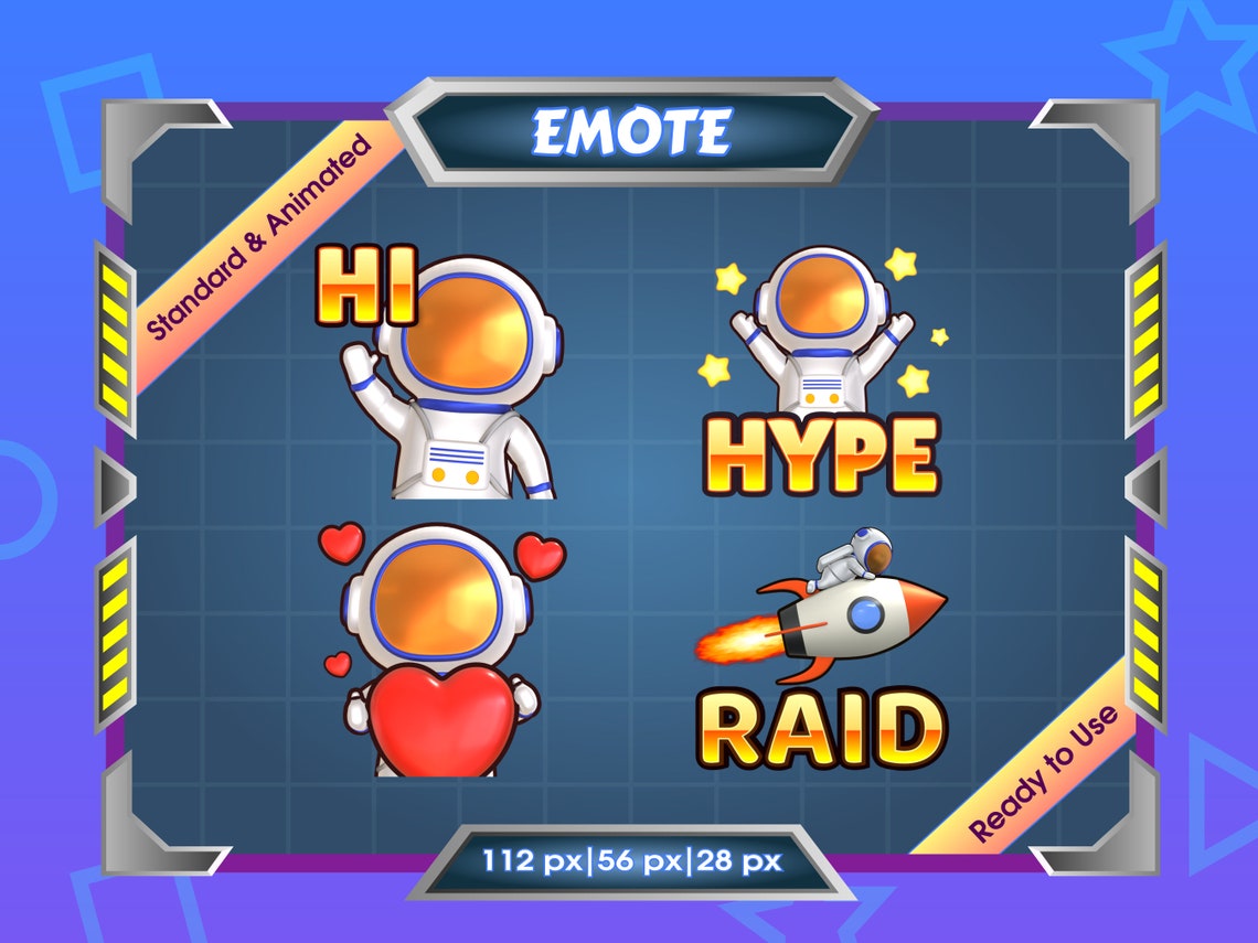 Emote for Streamer Static Emote Animated Emote Twitch - Etsy