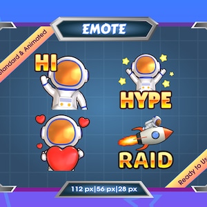 Emote for Streamer Static Emote Animated Emote Twitch - Etsy