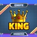 Animated Emote - Twitch Emote - Discord Emote - KING - Etsy